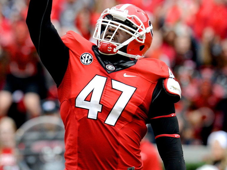VIDEO: Georgia's Ray Drew blocks Georgia Tech field goal | theScore.com