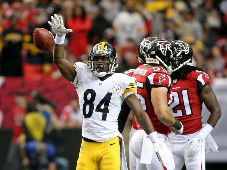 VIDEO: Steelers' Antonio Brown stretches out for incredible sideline ...