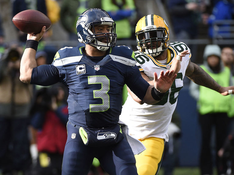 VIDEO: Russell Wilson throws another interception, gets absolutely ...